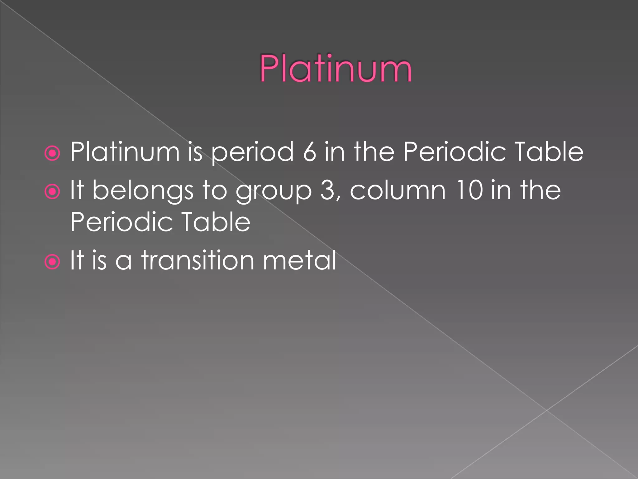 Platinum Power Point | PPTX