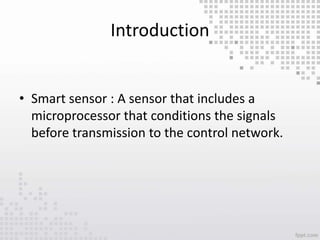 Smart Sensors, Gas detecting oven | PPT