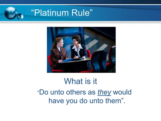 Platinum Rule Communication Styles | PPTX