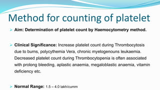 Platelet | PPTX
