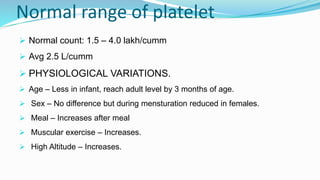 Platelet | PPT
