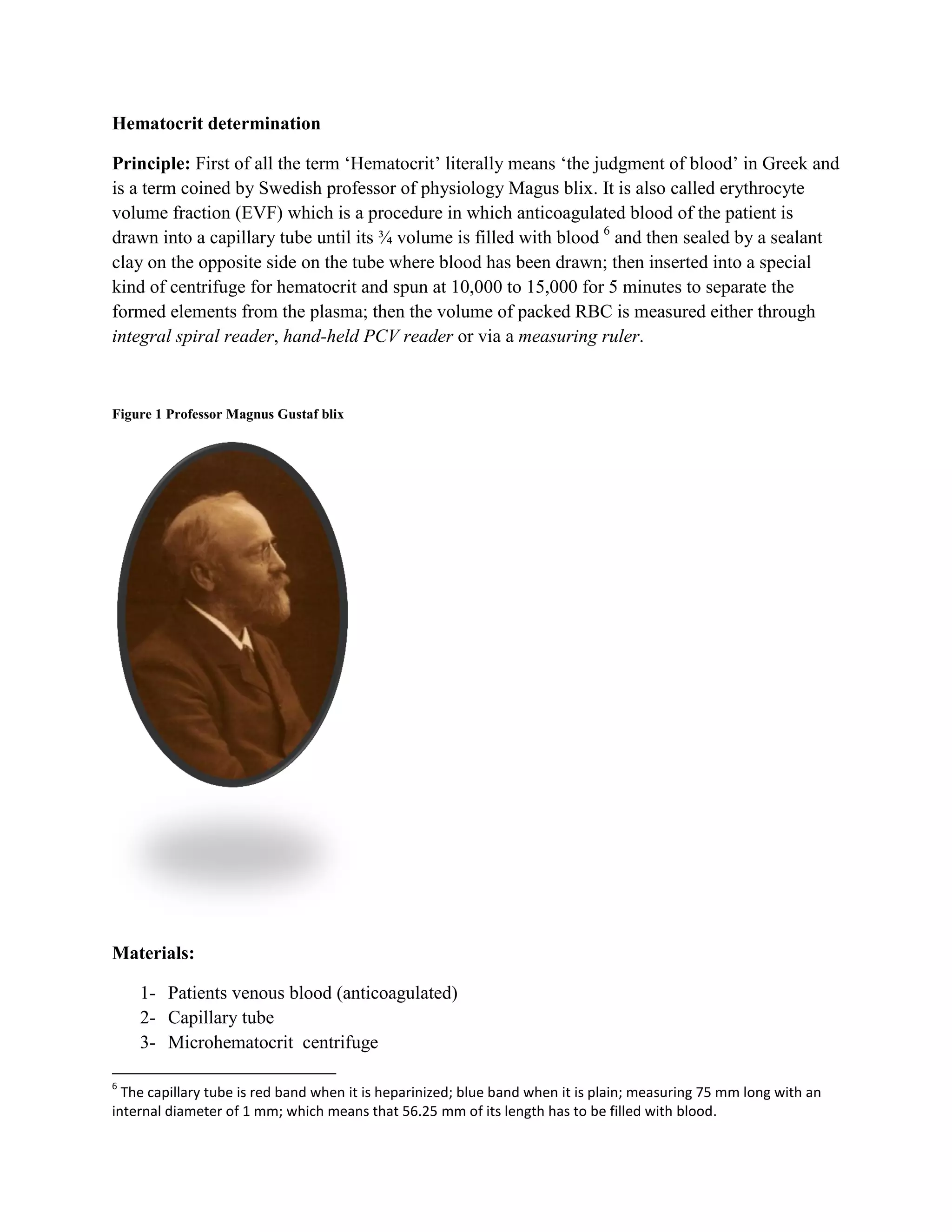 Platelet count and hematocrit determination methods | PDF