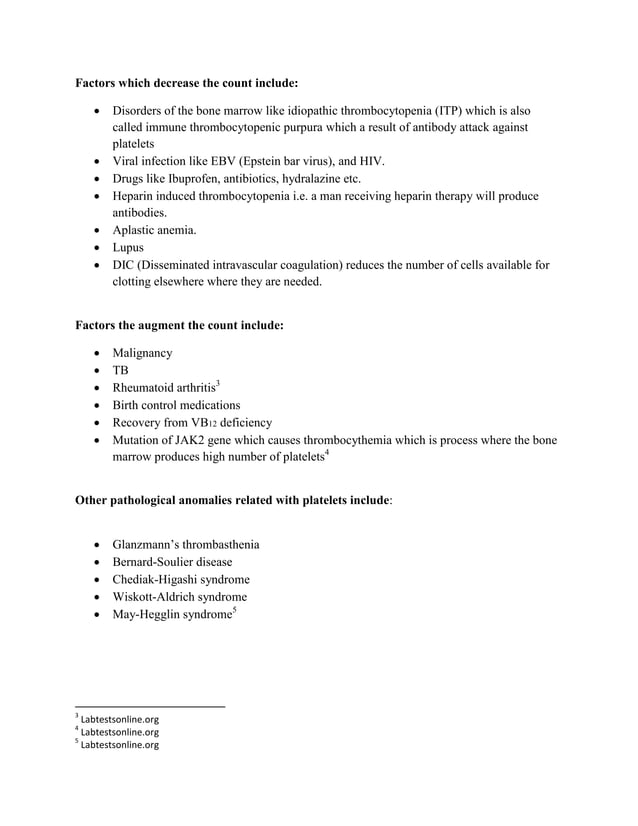 Platelet count and hematocrit determination methods | PDF | Blood ...