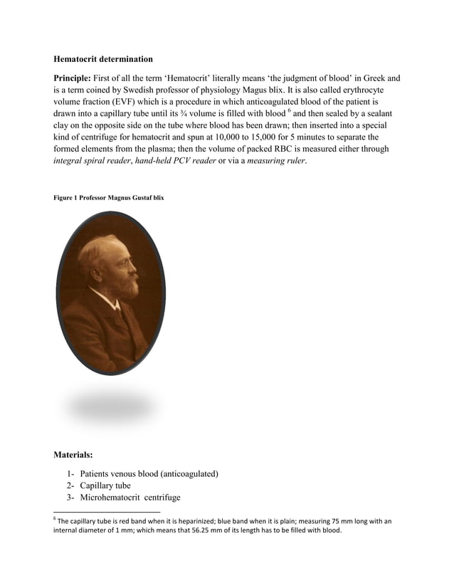 Platelet count and hematocrit determination methods | PDF | Blood Disorders | Diseases and ...