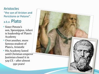 Plato | PPTX | Christianity | Religion & Spirituality