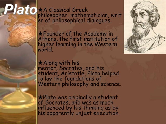 Plato | PPTX | Education