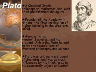 Plato | PPTX | Education