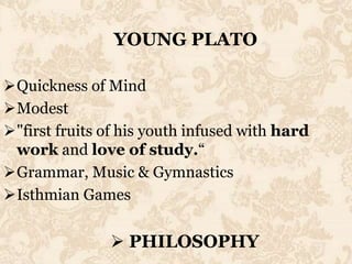 Socratic Philosopher; Plato | PPT