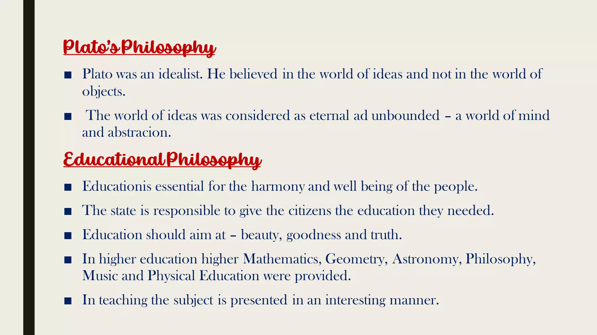 Plato the Western Thinker | PDF