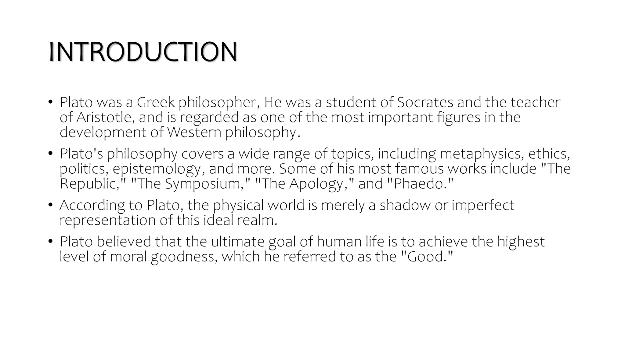 Plato Philosophy on Art And Aesthetics by Anuj Kumar Maurya | PPTX ...