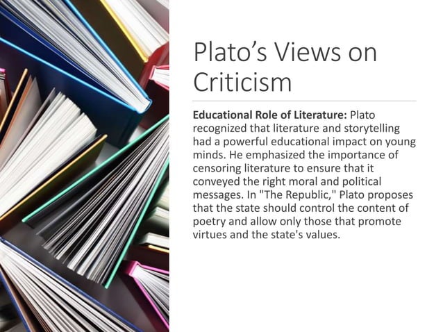 Plato.pptx | Poetry | Books and Literature