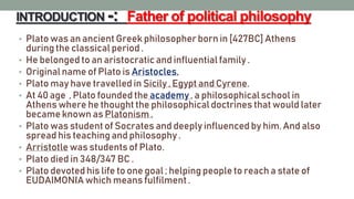 Plato father of political scienceb–.pptx