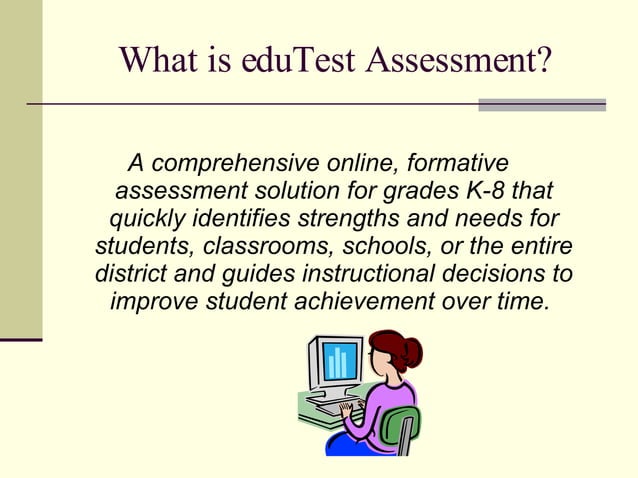 PLATO LEARNING eduTEST | PPT