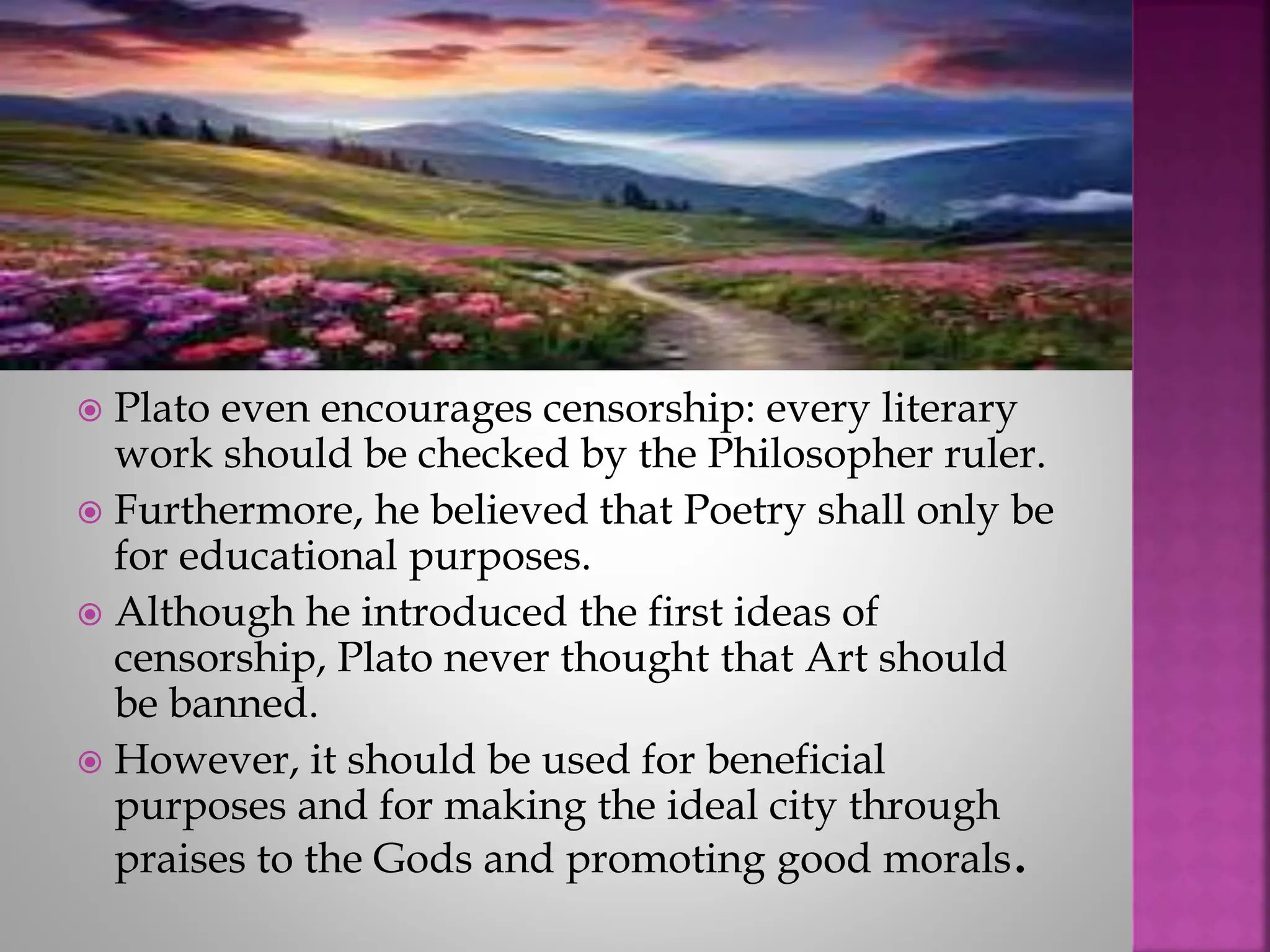 Plato and Aristotle's Views on Poetry by V.Jesinthal Mary | PPTX ...