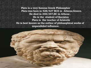 Plato and Aristotle's Views on Poetry by V.Jesinthal Mary | PPTX ...