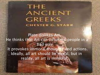 Plato and Aristotle's Views on Poetry by V.Jesinthal Mary | PPTX
