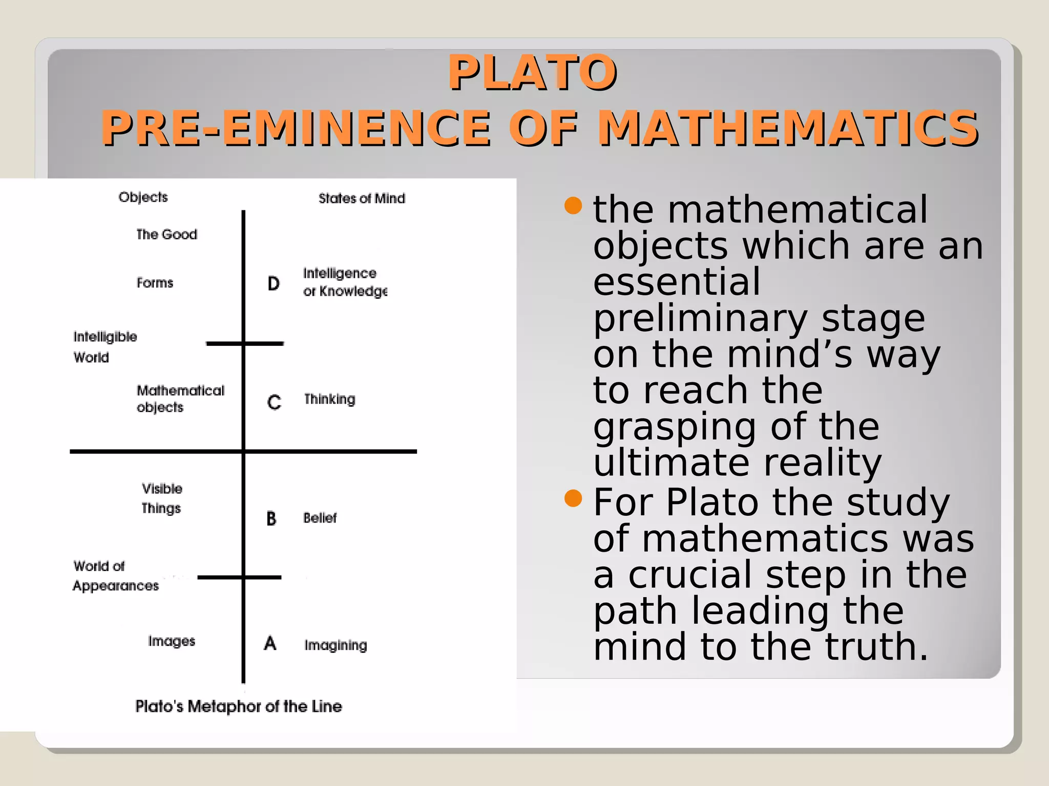 Plato and mathematics | PDF