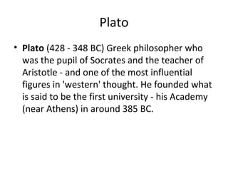 Plato and the sausage machine | PPT