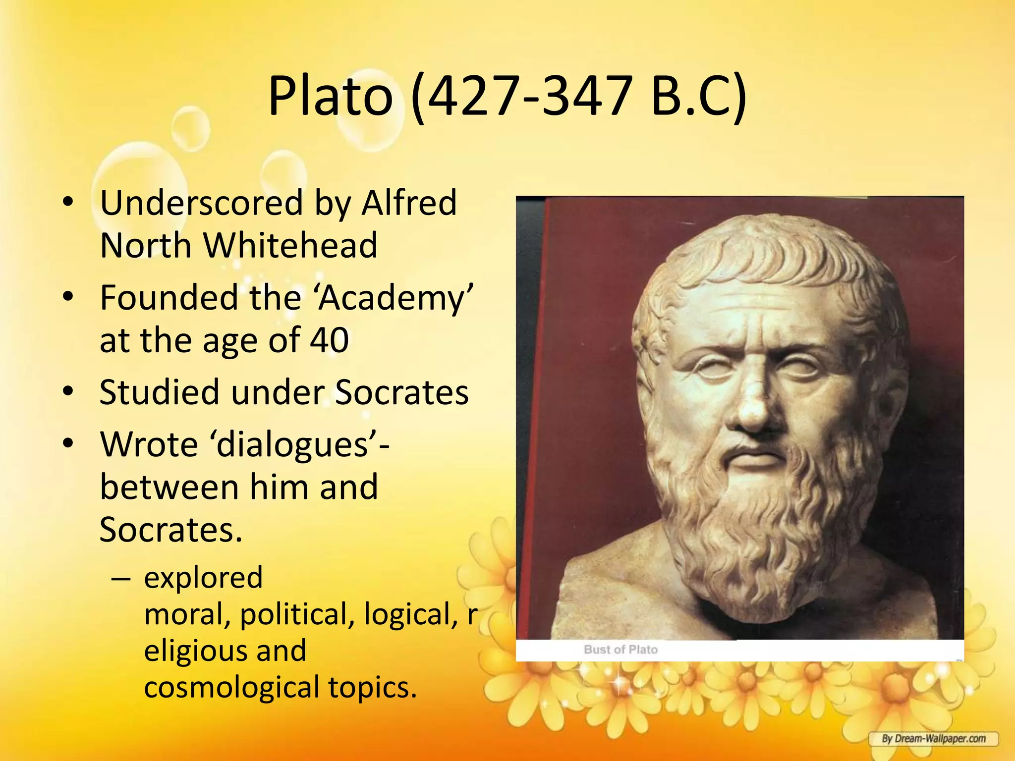 Plato, morality, and the harmonious personality | PPTX