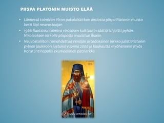 Platon Tallinnalainen | PPTX