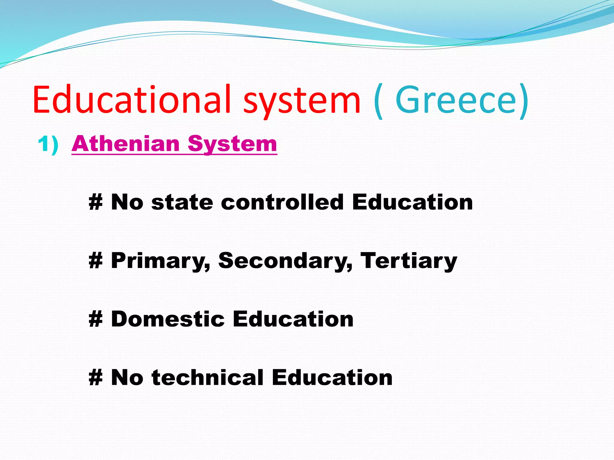 Plato's concept of Education - power point presentation | PPTX
