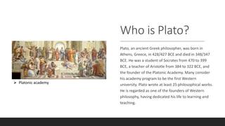 Plato project | PPTX