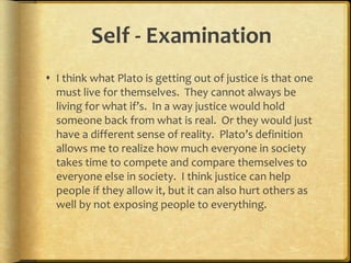 Plato Reflection | PPT