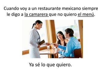 Vocabulario La comida | PPTX