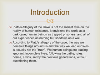 Plato’s allegory of the cave | PPTX