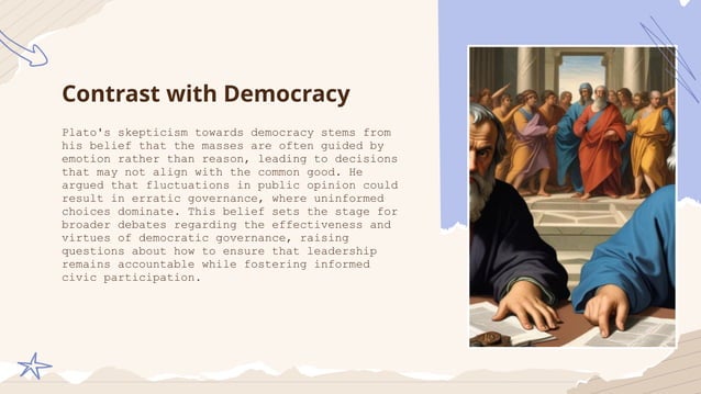 Plato's Ideal State and his theory of forms | PPT