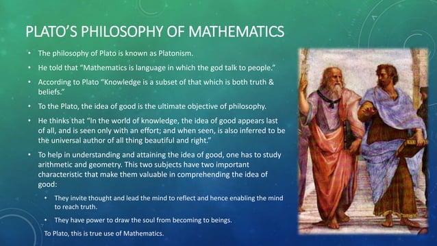 Plato's Philosophy of Mathematics | PPTX