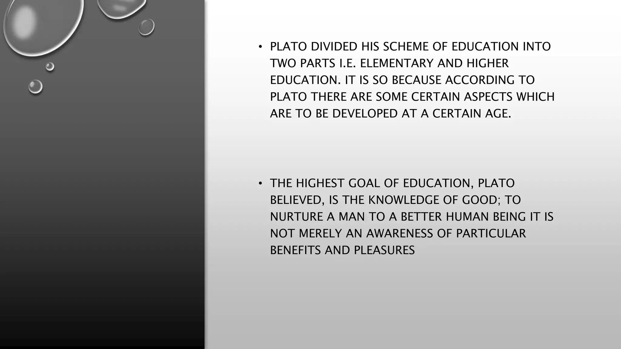 Plato's Philosophy of Education | PPTX