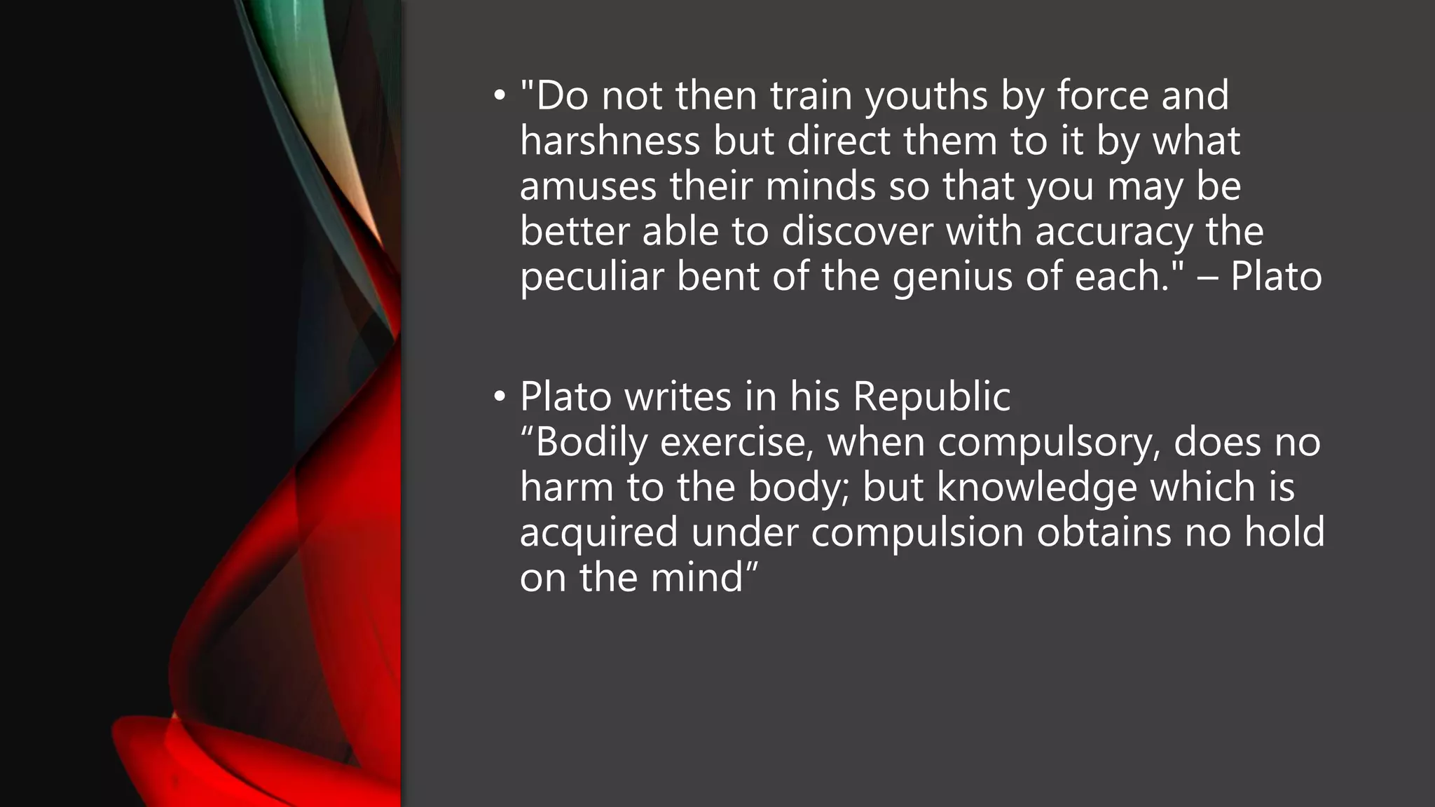 Plato's Philosophy of Education | PPTX