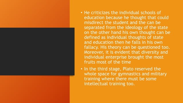 Plato's Philosophy of Education | PPTX | Education