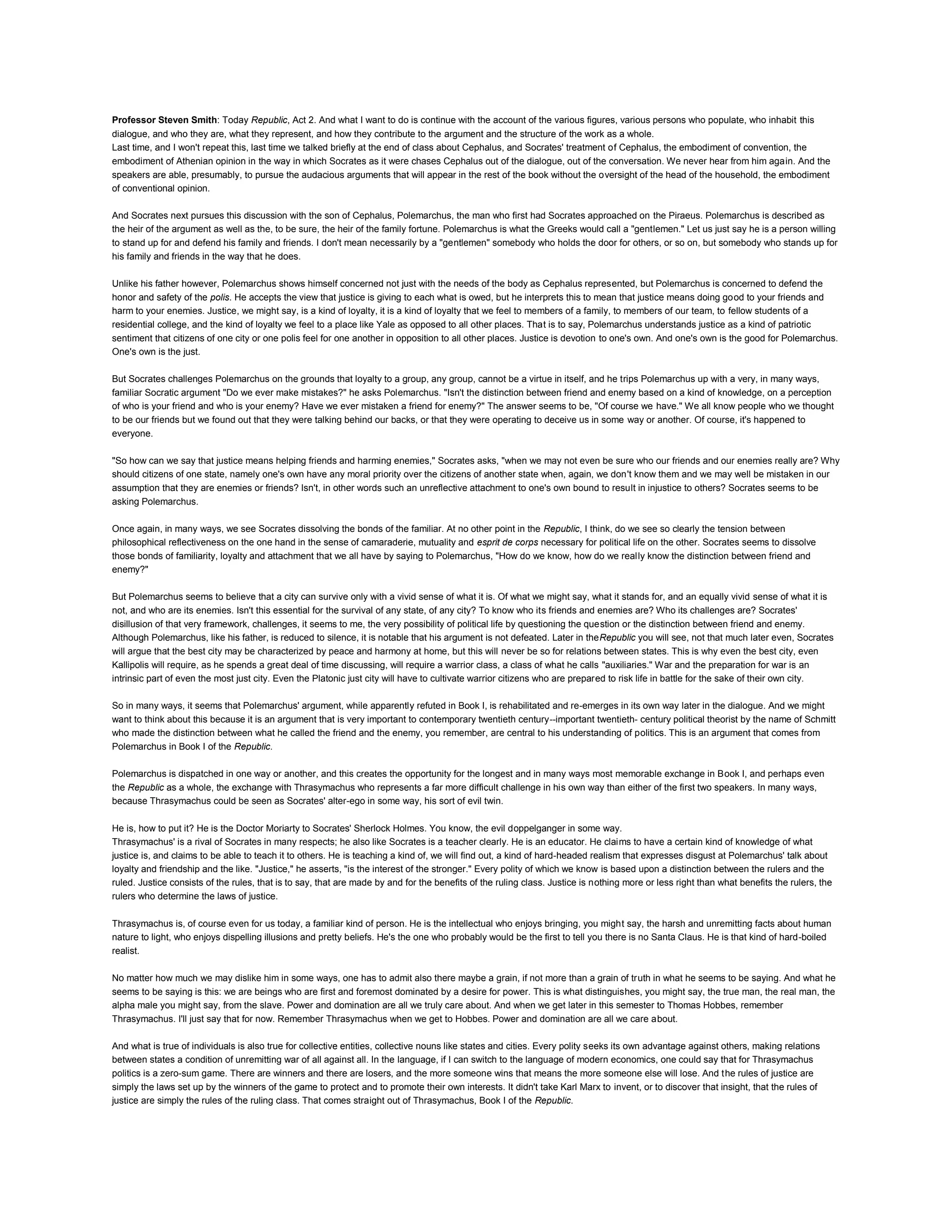 Plato's Republic (part 2) | DOCX