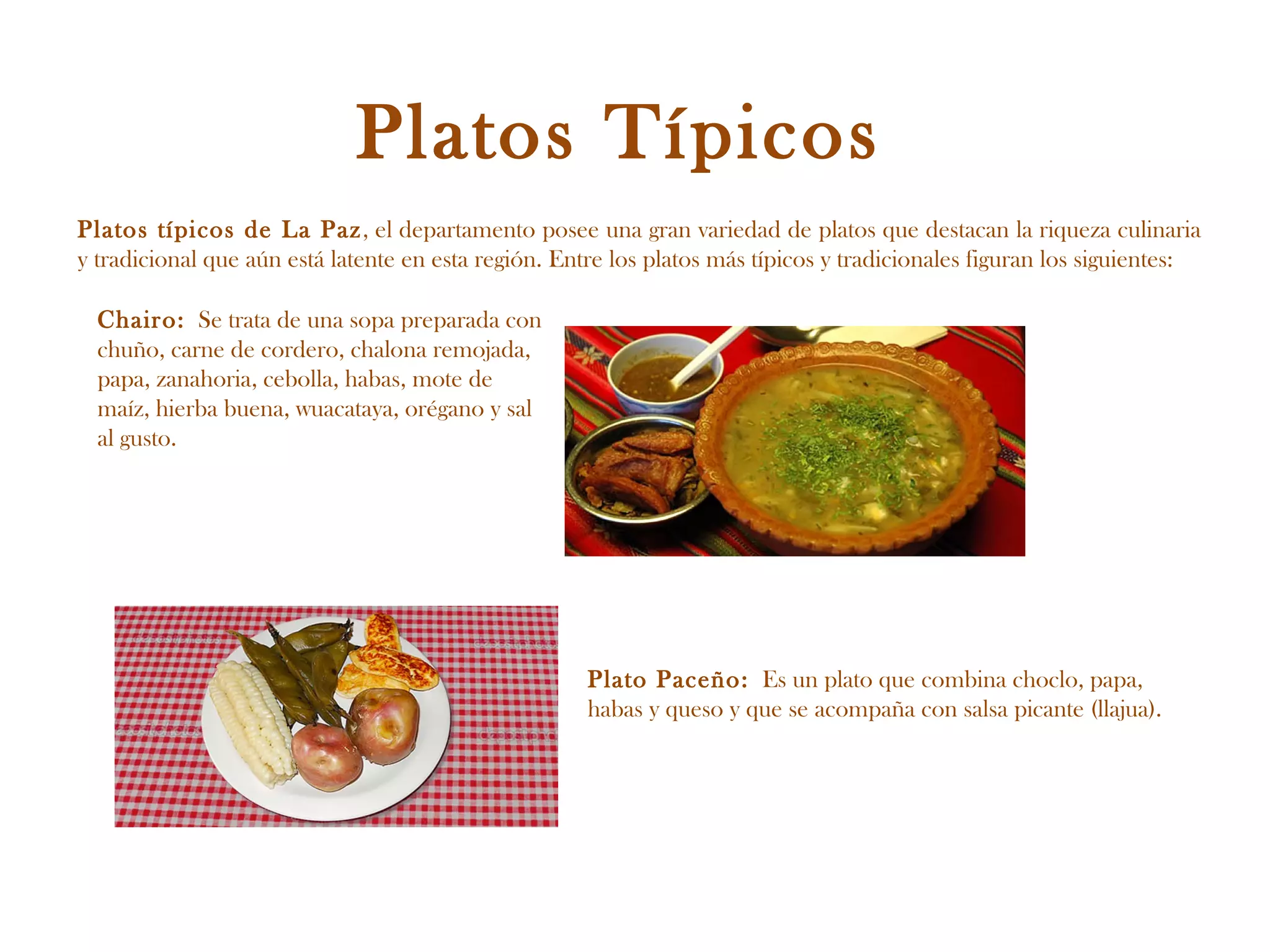 Platos Típicos | PPT