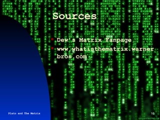 Plato & The Matrix | PPS