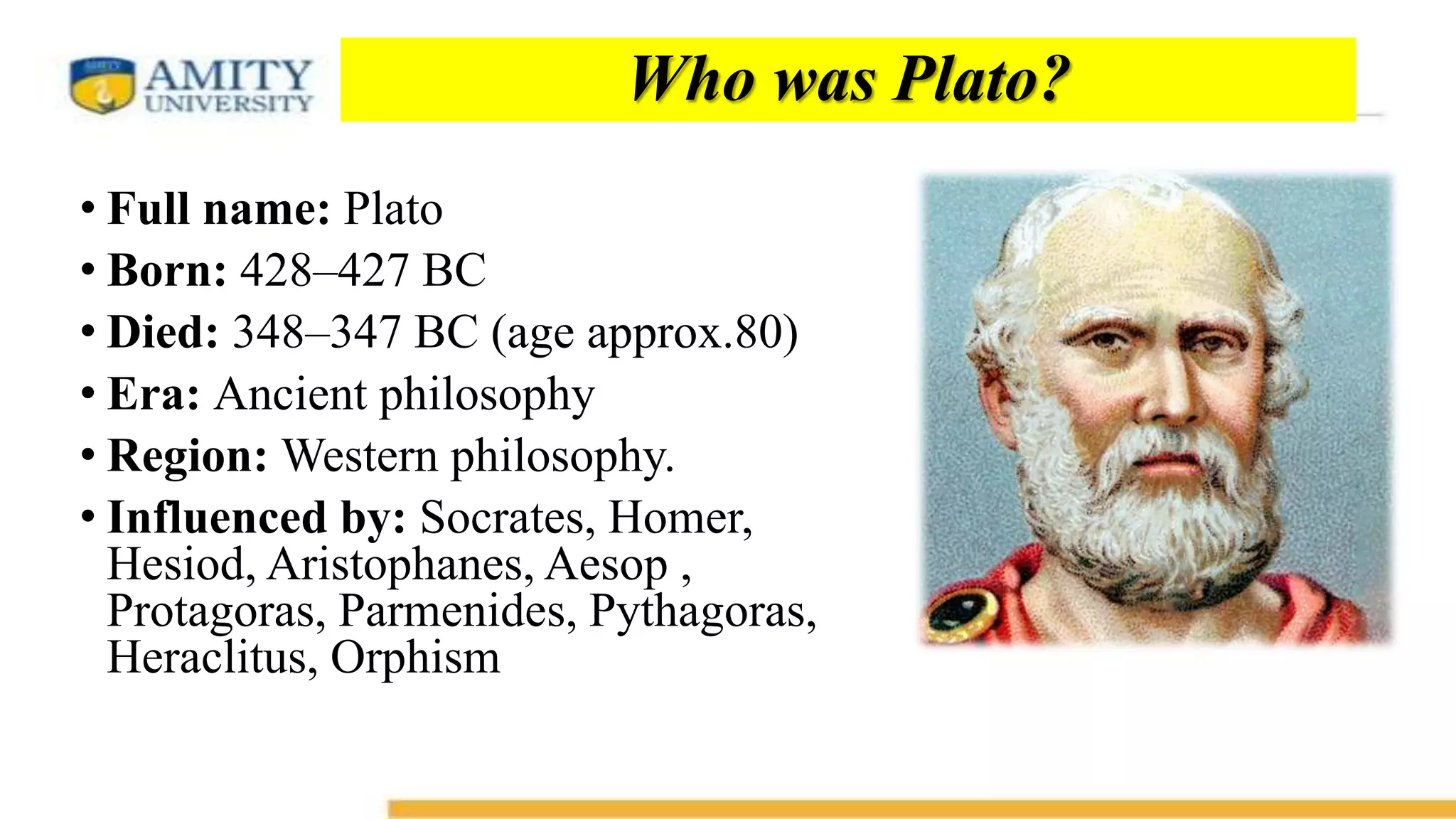Plato theory | PPTX