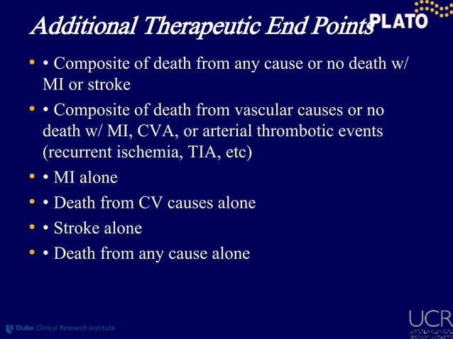 Plato trial | PPTX | Heart and Cardiovascular Diseases | Diseases and ...