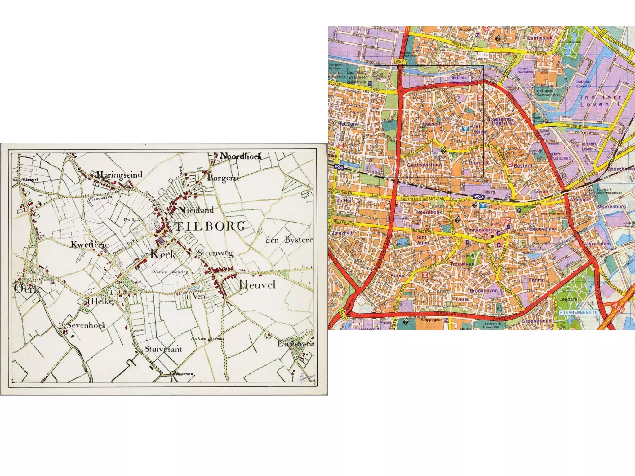 Plattegronden van tilburg | PPT