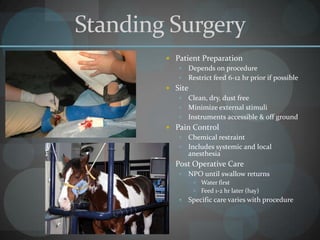 Surgical Preparation & Anesthesia | PPSX