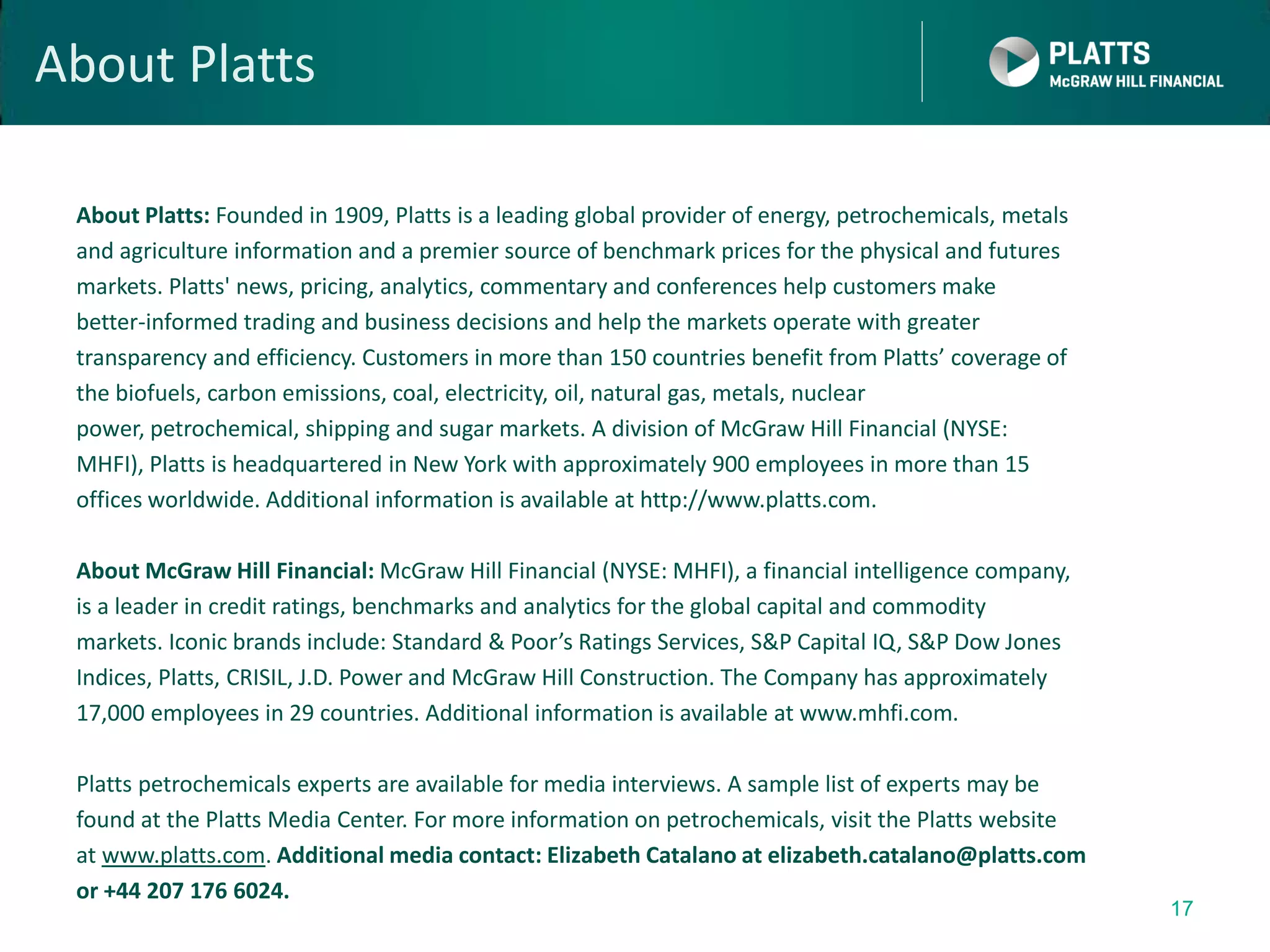 Global petrochemical prices fell 1% in August | PDF