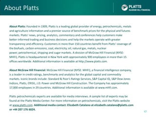 Platts Global Petrochemical Index | PDF