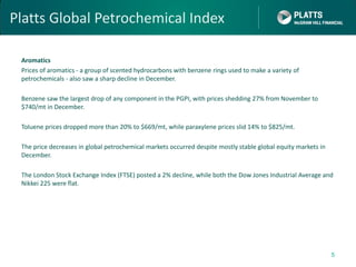 Platts Global Petrochemical Index | PDF