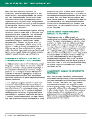 Platts Oil Pricing and MOC Methodology Explained | PDF