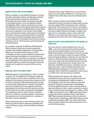 Platts moc explained | PDF