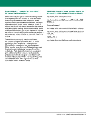 Platts moc explained | PDF