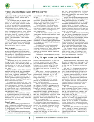 Platts oilgram news julio 29 2014 articulo pag 7 Colombia oil Orlando ...