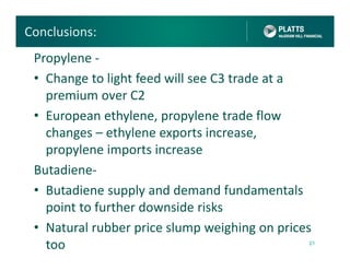 Propylene & Butadiene | PDF