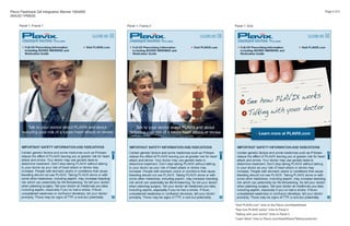 Plavix Banner 1 | PDF | Heart and Cardiovascular Diseases | Diseases ...